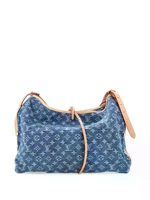 LOUIS VUITTON Carryall Monogram Denim Mm Hobo Bag
