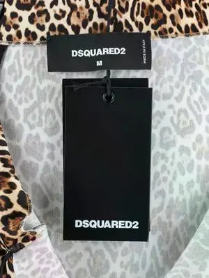 Dsquared2 Leopard-print Cut-out Jumpsuit