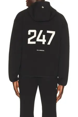 247 BY REPRESENT Numbers Hoodie In Black