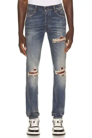 Amiri Mx1 Jean In Blue - Rich Indigo