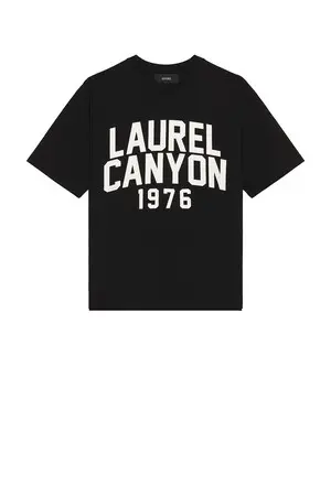 Amiri Laurel Canyon Box Tee - Black