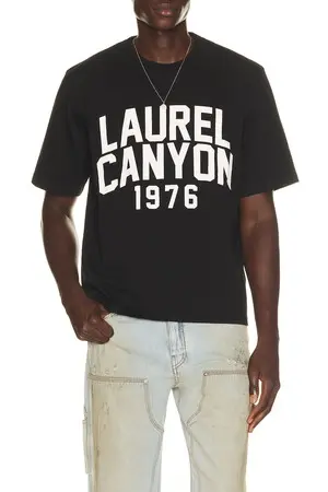 Amiri Laurel Canyon Box Tee - Black