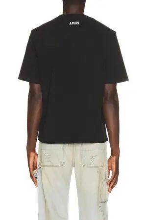 Amiri Laurel Canyon Box Tee - Black