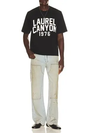 Amiri Laurel Canyon Box Tee - Black