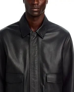 ARMA Bari Matte Vintage Leather Jacket