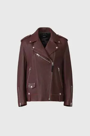 Mackage Cass-pb Moto Jacket - Garnet