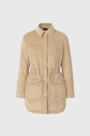 Mackage Kaethe-cdy Corduroy Shirt Jacket - Coffee