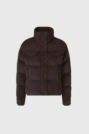 Mackage Brigit-cdy Corduroy Jacket - Coffee