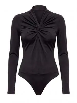 NISSA Knot Detailed Bodysuit - Multicolor