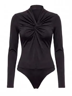 NISSA Knot Detailed Bodysuit - Multicolor