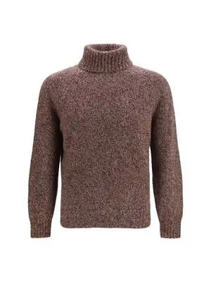 Brunello Cucinelli Wool, Silk And Cashmere Turtleneck Sweater - Multicolor
