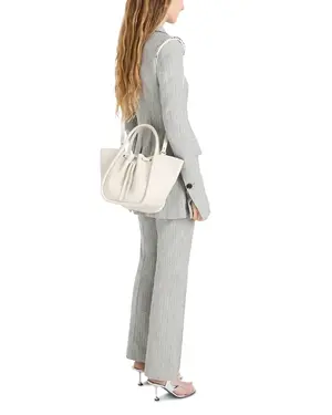 Proenza Schouler Small Ruched Tote Bag - Ecru Leather