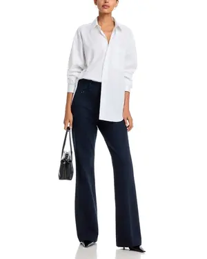 FRAME Flame The Pixie High Rise Flare Trousers