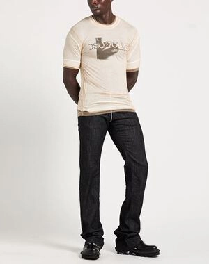Dsquared2 T-shirt Size Viscose, Elastane, Silk, Cashmere, Polyamide