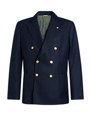 MANUEL RITZ Blazer Size Polyester, Viscose, Elastane