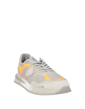 Philippe Model Sneakers Taupe Size Leather, Textile Fibers