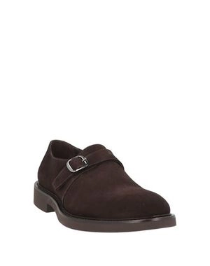 DOUCAL'S Genova Suede Monk Strap Loafers