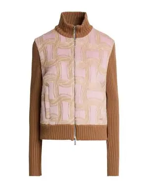 DRUMOHR Jacket Camel Size Alpaca Wool, Virgin Wool