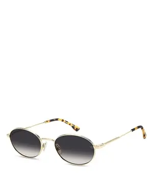 Victoria Beckham Oval Sunglasses, 52mm