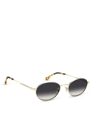 Victoria Beckham Oval Sunglasses, 52mm
