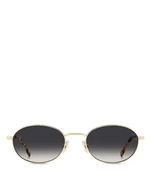 Victoria Beckham Oval Sunglasses, 52mm