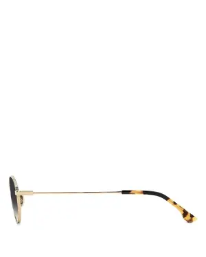 Victoria Beckham Oval Sunglasses, 52mm