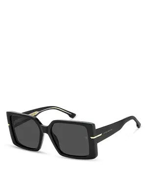 Victoria Beckham Square Sunglasses, 57mm Black