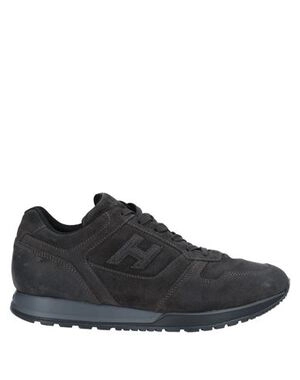 Hogan Sneakers Charcoal Size Soft Leather - Grey