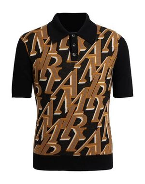 Amiri Polo Shirt Size Wool - Black