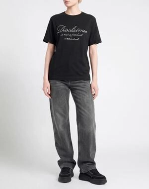 DISCLAIMER T-shirt Cream Size Cotton