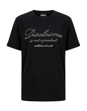 DISCLAIMER T-shirt Cream Size Cotton