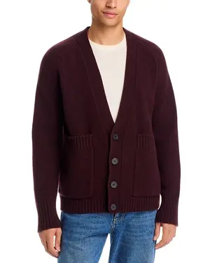 Studio Nicholson Lambs Wool V-neck Cardigan