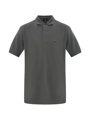 Etro Logo Cotton Polo Shirt