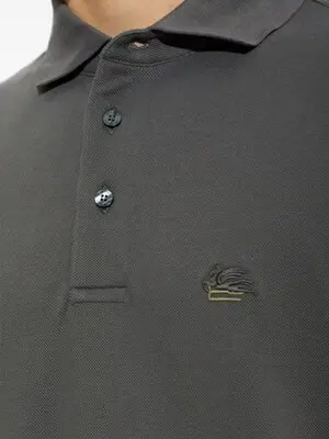 Etro Logo Cotton Polo Shirt