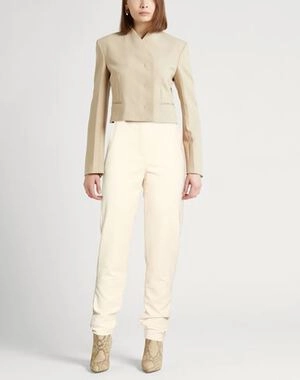 Agnona Pants Ivory Size Wool, Elastane, Polyamide