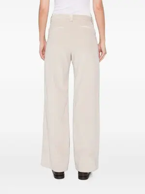 WHITE SAND Cotton Trousers