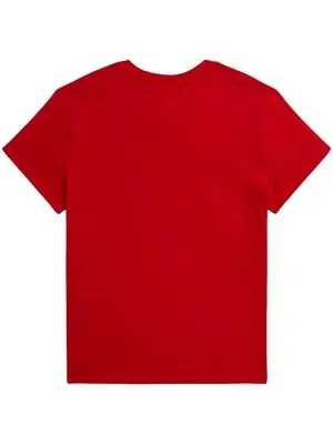 Polo Ralph Lauren Pony-motif Crewneck Cotton T-shirt - Red