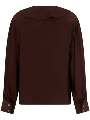 Polo Ralph Lauren Ruffled Long-sleeve Top