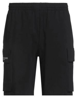 PANGAIA Organic Cotton Jersey Cargo Shorts - Black