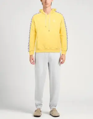 BERNA Cotton Terry Hoodie With Side Seam Stripes