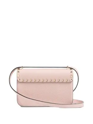 Valentino Garavani Rockstud Suede Leather Shoulder Bag