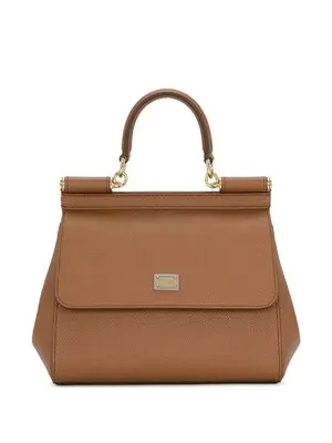 Dolce & Gabbana Sicily Medium Leather Handbag