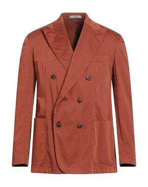CC COLLECTION CORNELIANI Blazer Tan Size Cotton, Elastane - Brown