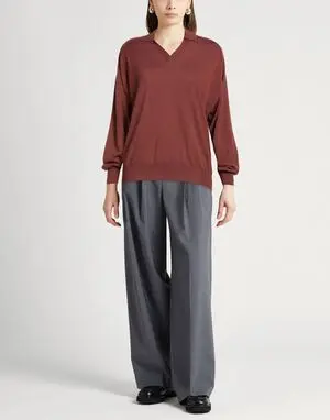 Peserico Sweater Brick Size Virgin Wool