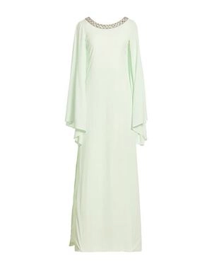 Amen Woman Maxi Dress Light Green Size 6 Acetate, Silk, Elastane Green
