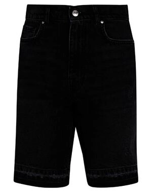 VICOLO Denim Shorts Size Cotton - Black