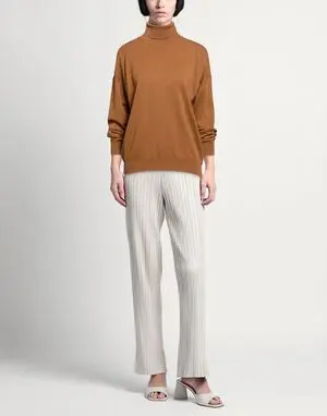 SOLOTRE Turtleneck Camel Size Wool