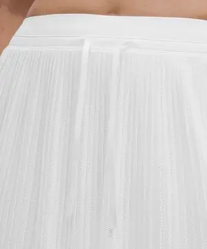Lululemon Ace Advantage High-rise Pleated Tennis Skirt - White/white