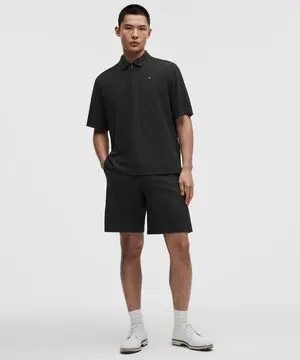 Lululemon Oversized Golf Polo Shirt - Black
