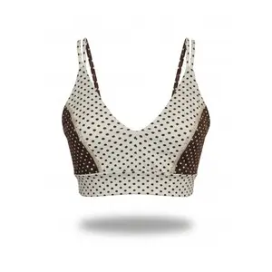 BEFITNESSLOU Brown / White Bra Cb Polkadot Brown & Off White - Brown/white